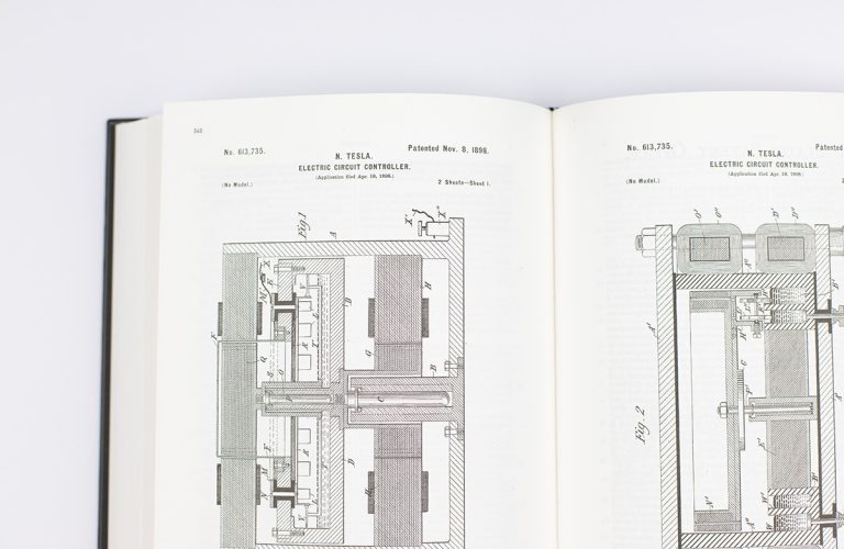 Tesla AC Generator Patent Poster - Kronecker Wallis