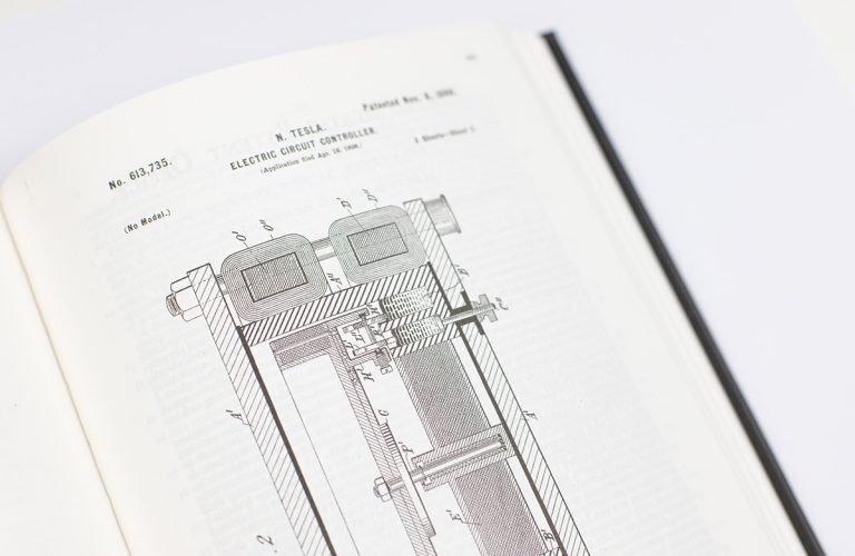 Tesla AC Generator Patent Poster - Kronecker Wallis